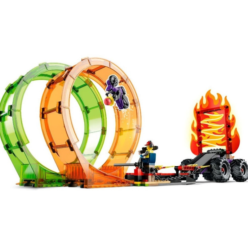 LEGO CITY 60339 DOUBLE LOOP STUNT ARENA - LEGO - Photopoint