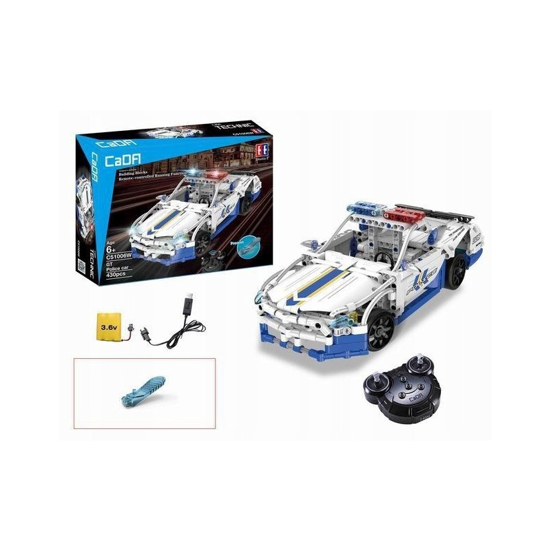 CaDa constructor remote control police car C51006 - RC cars - Photopoint