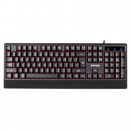 Klaviatuur Activejet K-3255 Must Mustvalge QWERTY - Klaviatuurid ...