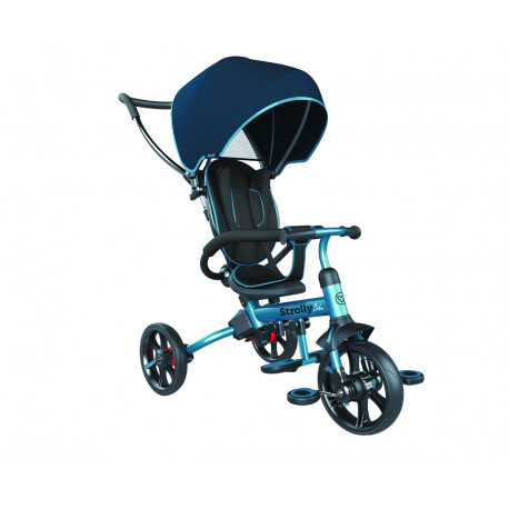 YVOLUTION tricycle Strolly Bike, grey/blue, 1 - Children's bikes ...