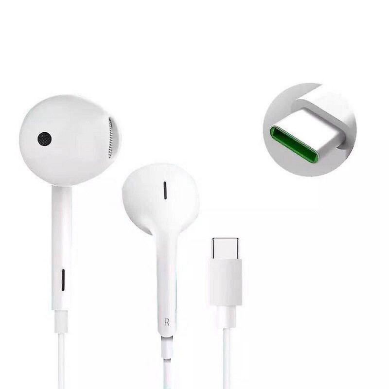Wire earphones USB C Oppo MH147 bulk white - Kõrvaklapid - Photopoint