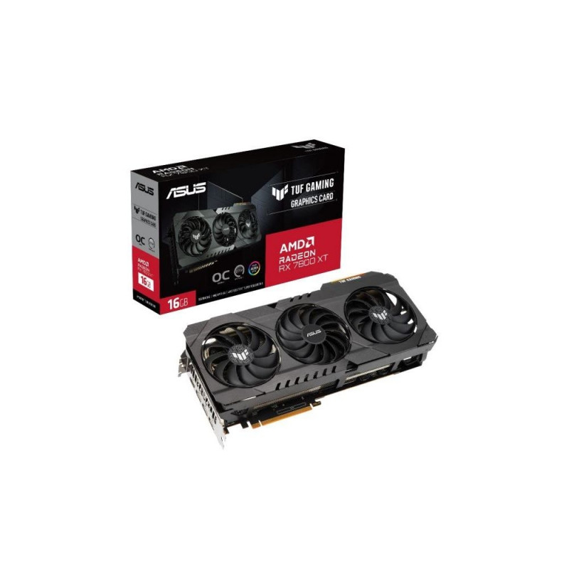 Asus videokaart AMD Radeon RX 7800 XT 16GB GDDR6 256bit Triple slot ...
