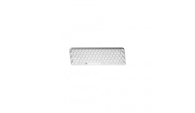 KeySonic KSK-5020BT-S keyboard Bluetooth QWERTZ German Aluminium, White ...