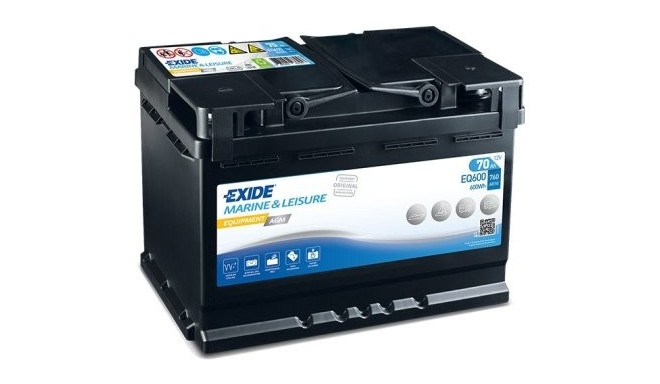 Equipment AGM 70Ah 600Wh 278x175x190-+ - Autoakud - Photopoint