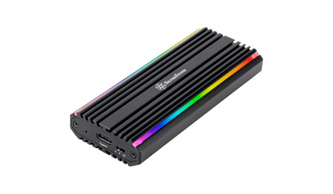 SilverStone MS13, Drive Enclosure (Black, RGB LED Status Indicator ...
