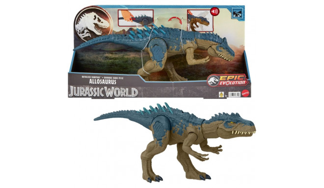 Mattel Jurassic World Ruthless Rampage Allosaurus toy figure ...