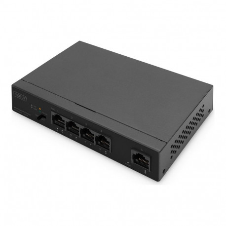 Digitus | 4 Port Gigabit PoE Switch | DN-95330-1 | Unmanaged | Desktop ...