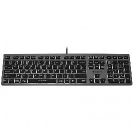 A4Tech FSTYLER FX60H (White Backlit) keyboard USB QWERTY Black, Grey ...