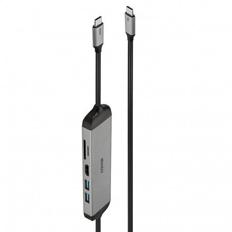 Lindy DST-Micro 140, USB-C Laptop Micro Docking Station with 4K Support ...