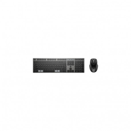 HP 720 Multi-Device Rechargeable Wireless Keyboard and Mouse Combo ...