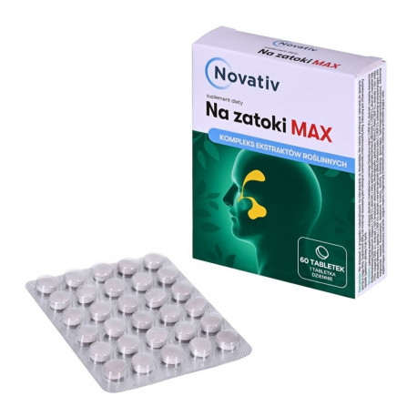 Sinus Support - Novativ for Sinuses 60 Coated Tablets - Gloves - Photopoint