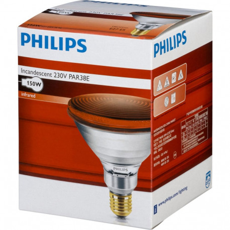 Philips infrapuna lamp PAR38 IR 150W E27 230V punane - Valgusteraapia ...