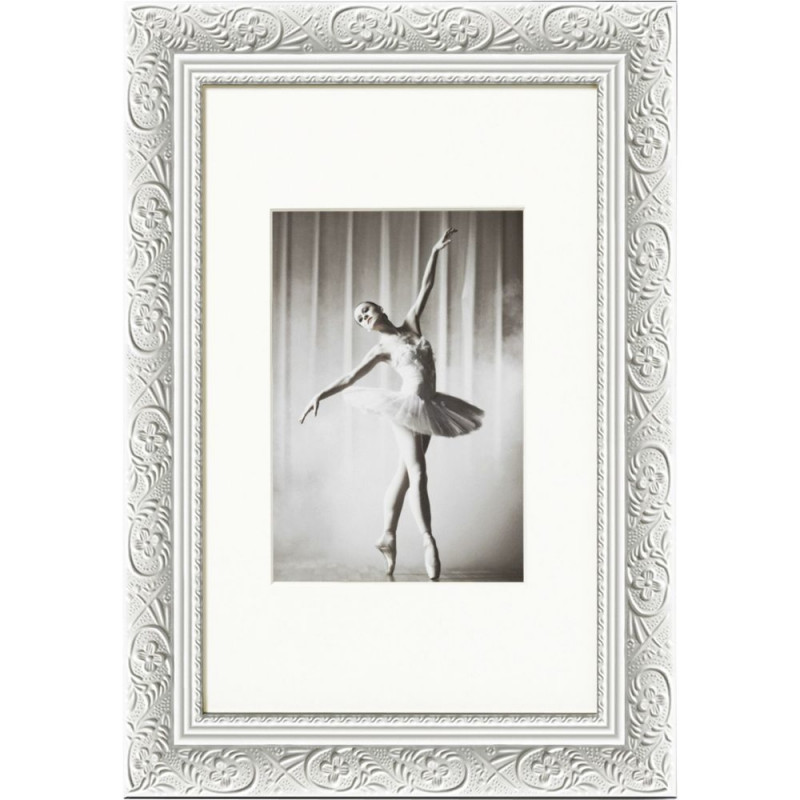 Walther Barock 30x40 Puidust Valge Raam CR040W - Pildiraamid - Photopoint