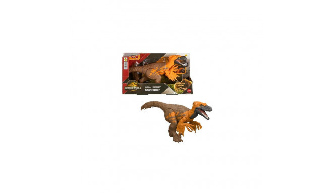 Jurassic World Rebirth Wild Roar Utahraptor Dinosaur Toy, Tail ...