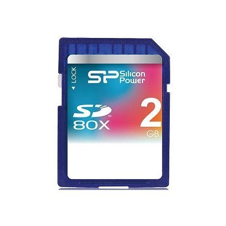 Silicon Power memory card SD 2GB 80x - Memory cards - Nordic Digital