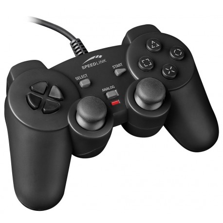 Speedlink PS2 Gamepad Strike2 SL-4207 black - Gaming controllers ...