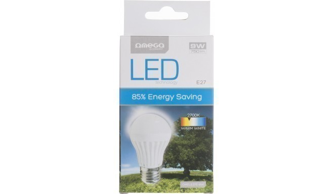 Omega LED lamp E27 9W 2700K (42360) - LED lamps - Nordic Digital