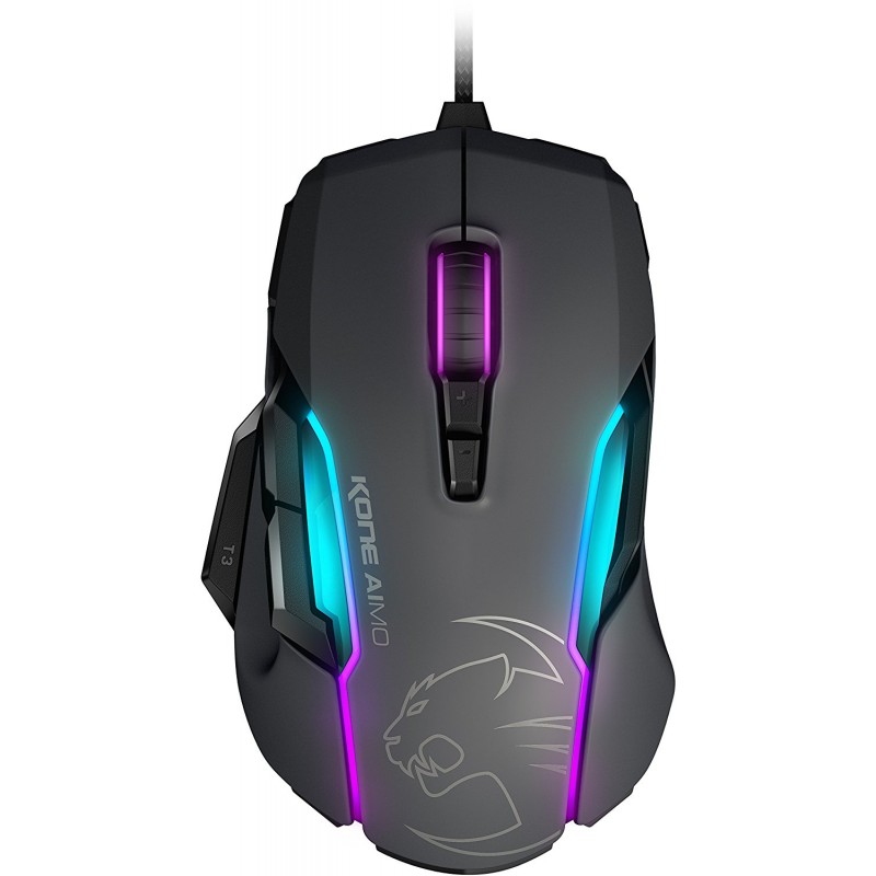 Roccat mouse Kone Aimo RGBA, grey (ROC-11-815-GY) - Mice - Photopoint