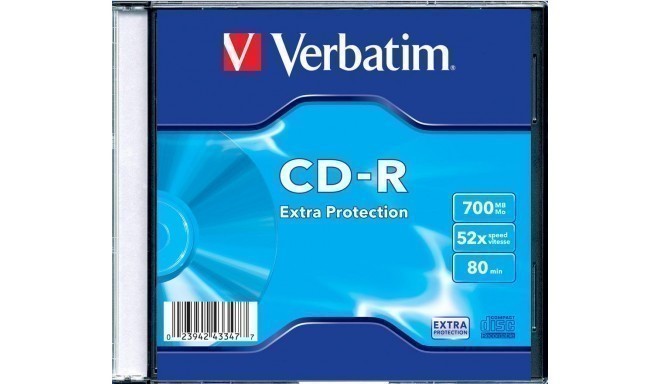 Verbatim CD-R Extra Protection 700MB 52x 10pcs slim - CD discs - Photopoint